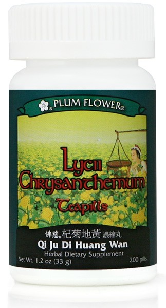 Lycii Chrysanthemum Teapills - Barefoot Doctor Herbs